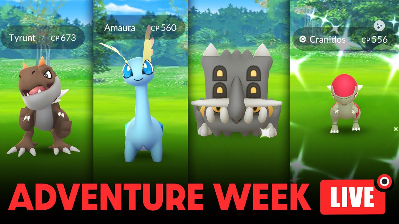 ADVENTURE WEEK SHINY HUNT (🔴LIVE) - YouTube