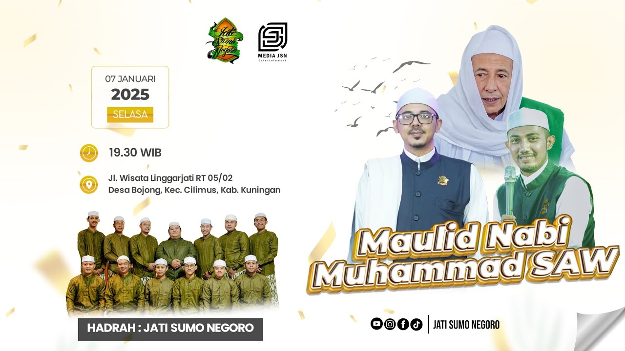 🔴 LIVE II MAULID NABI MUHAMMAD SAW. BERSAMA MAJELIS JATI SUMO NEGORO ...