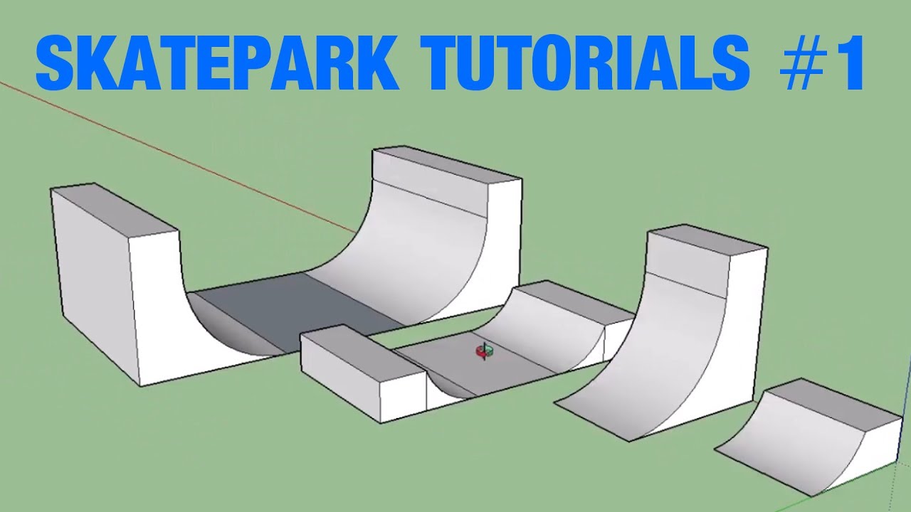 HOW TO MODEL Quarters, Verts and Half Pipes!!! | Skatepark Design ...