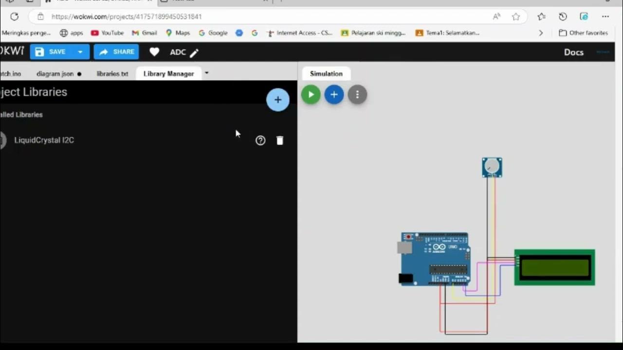 Tutorial wokwi adc - YouTube