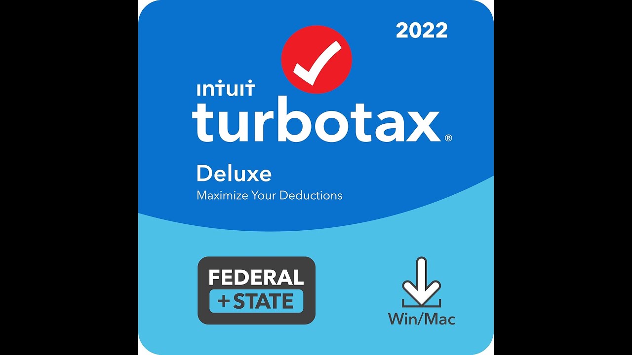 TurboTax Deluxe 2022 Tax Software, Federal and State Tax Return ...