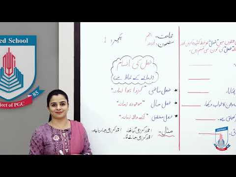 Class 5 - Urdu - Lecture 1 - Hisa Grammar - Fail Ki Iqsam (Zaman e Kay Lihaz Say)  Allied School