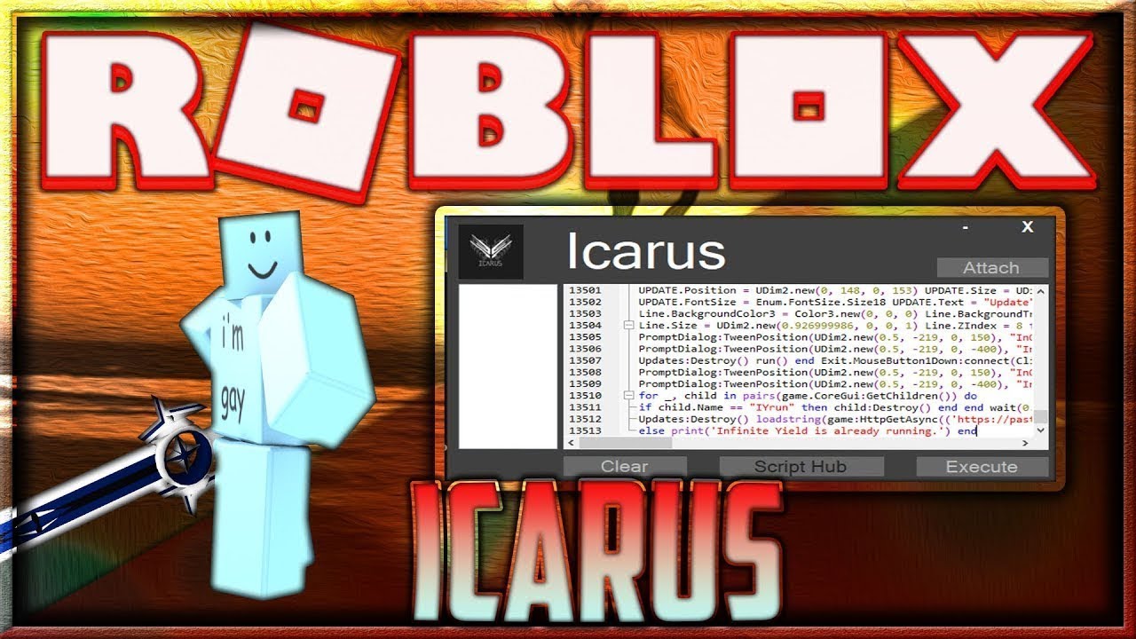 Icarus exploit (SCRIPT EXECUTOR) WORKING - YouTube