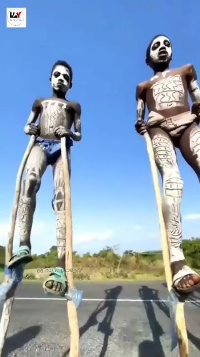 Banna Tribe Stick Walking Ytshorts Youtubeshorts Tribe Ethopia