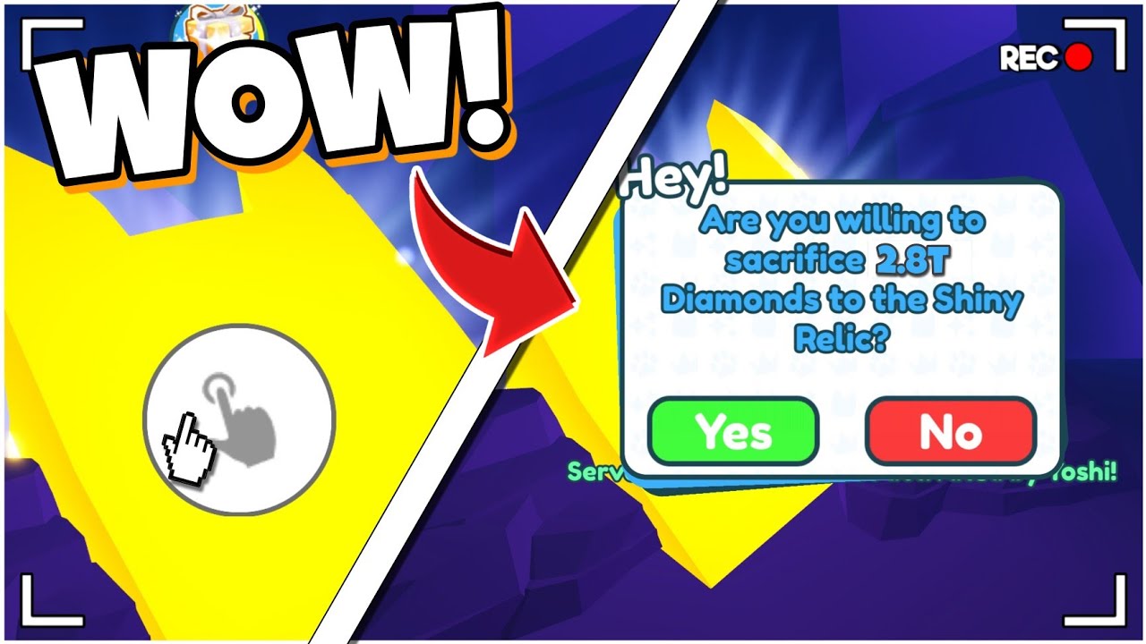 🥳*SHINY UPDATE* OP SHINY RELIC!? EASIER SHINYS!!? (pet simulator x ...