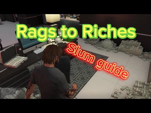 GTA 5 get rich quick (Rags to Riches) slum guide - YouTube