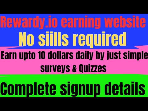 Rewardy.io earn 10 dollars daily | just survey & Quizze | Make money ...