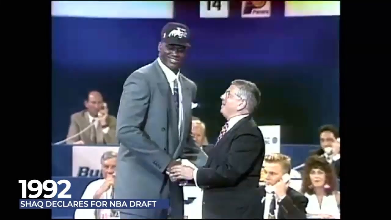 WBRZ FLASHBACK: LSU basketball legend Shaq drafted first overall in the ...
