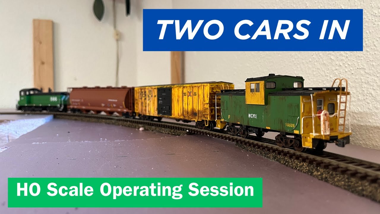 HO Scale Operations With A Caboose! HO scale shortline railroad ...