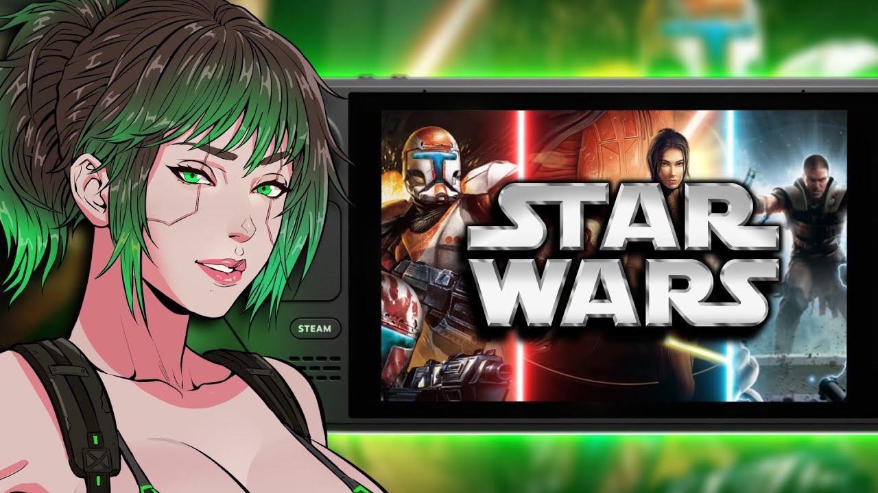 Star Wars games on the Steam Deck - YouTube