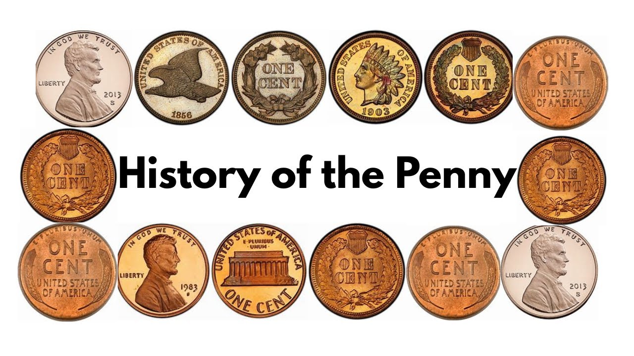 U.S. Small Cent Types | Evolution of the Penny - YouTube
