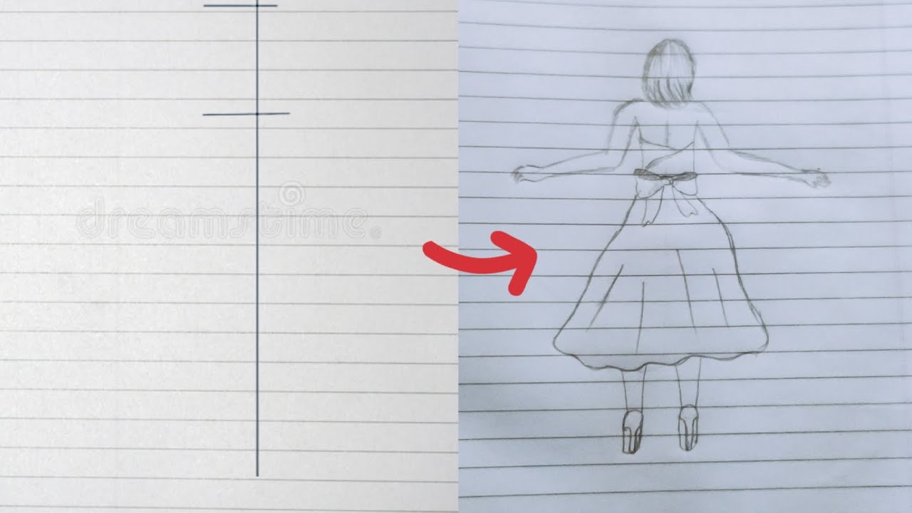 How to draw a girl - step by step || Pencil sketch Tutorial || Art ...