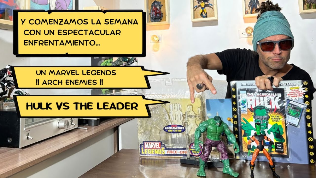 THE HULK VS THE LEADER. Unboxing Marvel Legends. En la figura de la ...