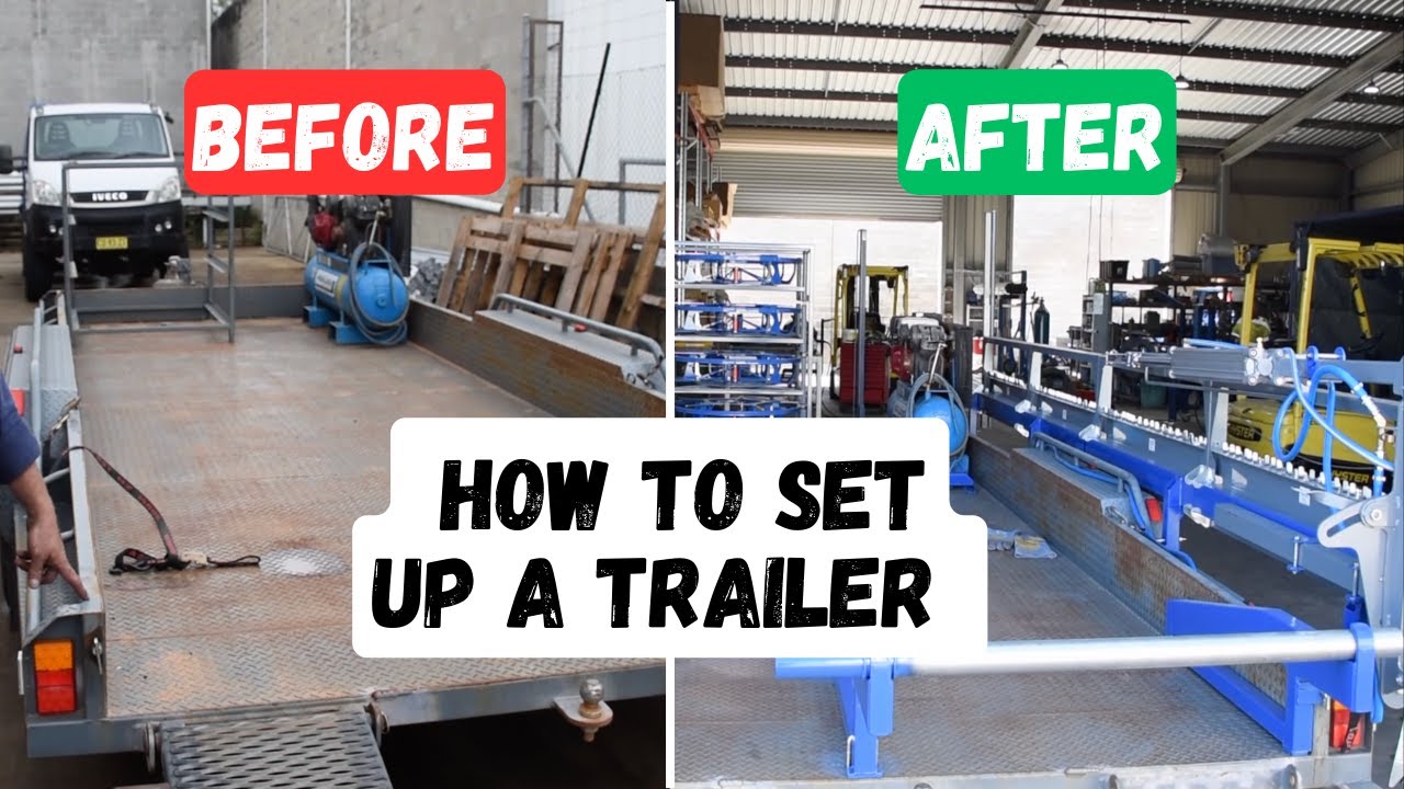 How To Set Up A Trailer! - YouTube