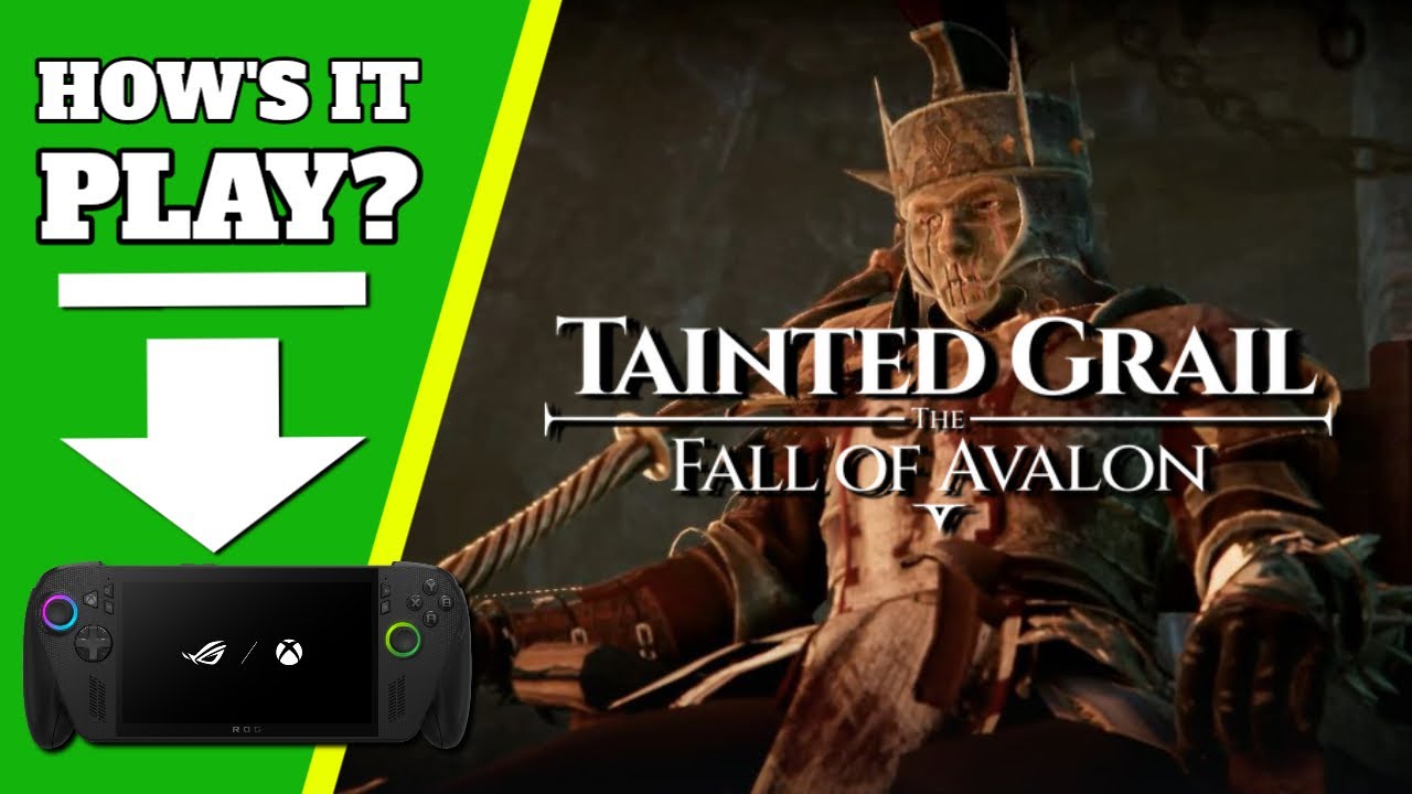 Tainted Grail: the Fall of Avalon - Xbox Ally X - Steam Playable? - YouTube
