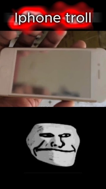 Iphone troll 💀...#trollface #troll #edit #shorts #your - YouTube