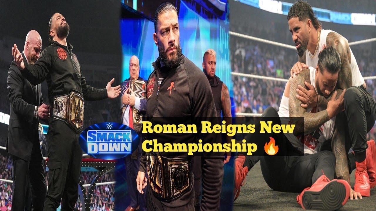 Finally! Roman Reigns New Undisputed Championship 🔥! Angry 😡 Roman ...