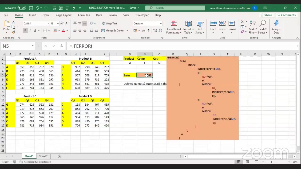 WORK SHOP ON MS EXCEL - Part 12 - YouTube
