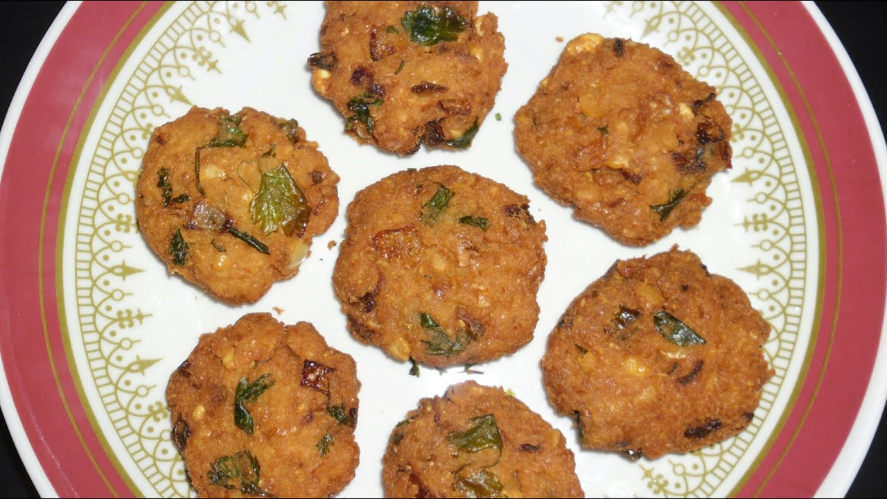 வெள்ளை கொண்டைக்கடலை வடை | chick pea vada | kondakadalai vadai in tamil ...