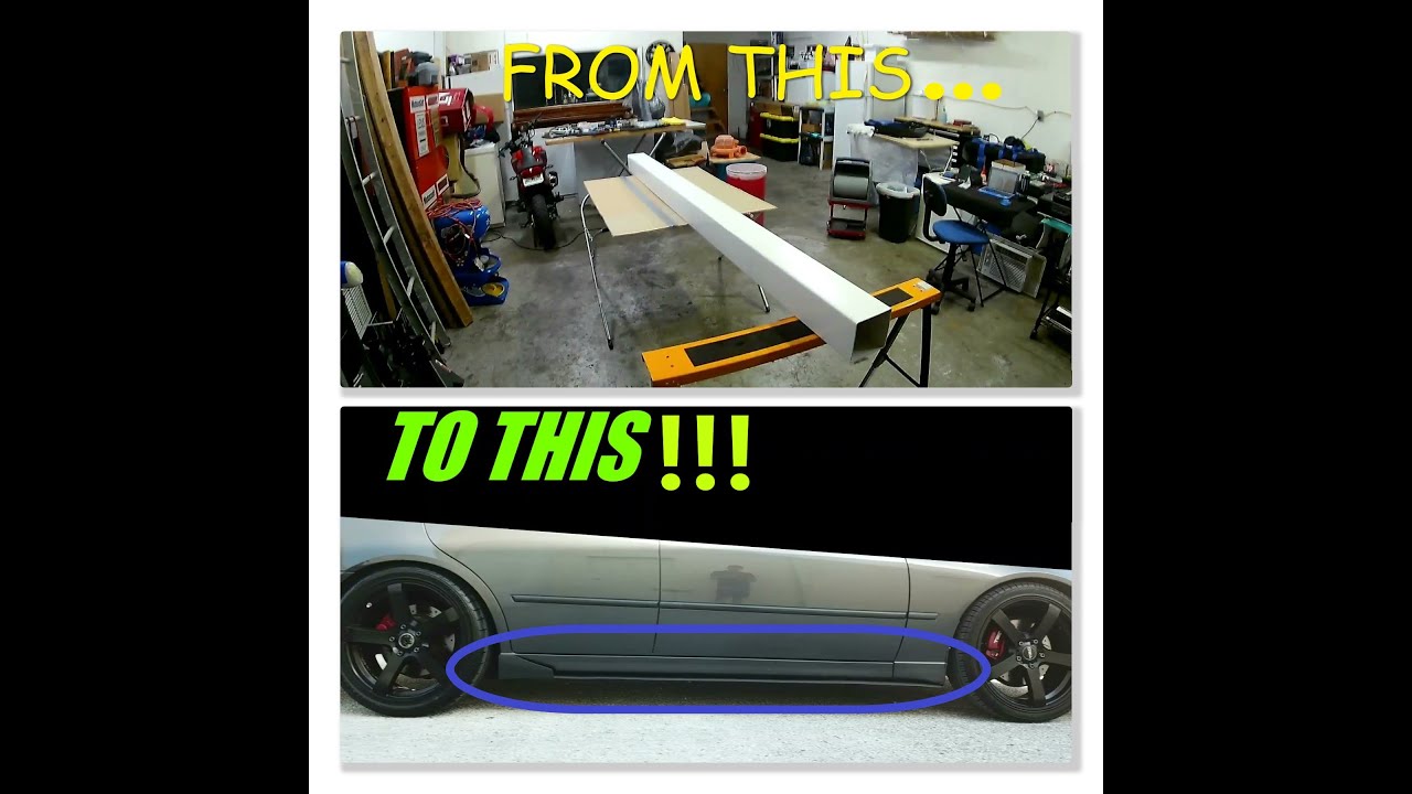 DIY $23 ROCKER PANEL SPLITTER MOD - YouTube