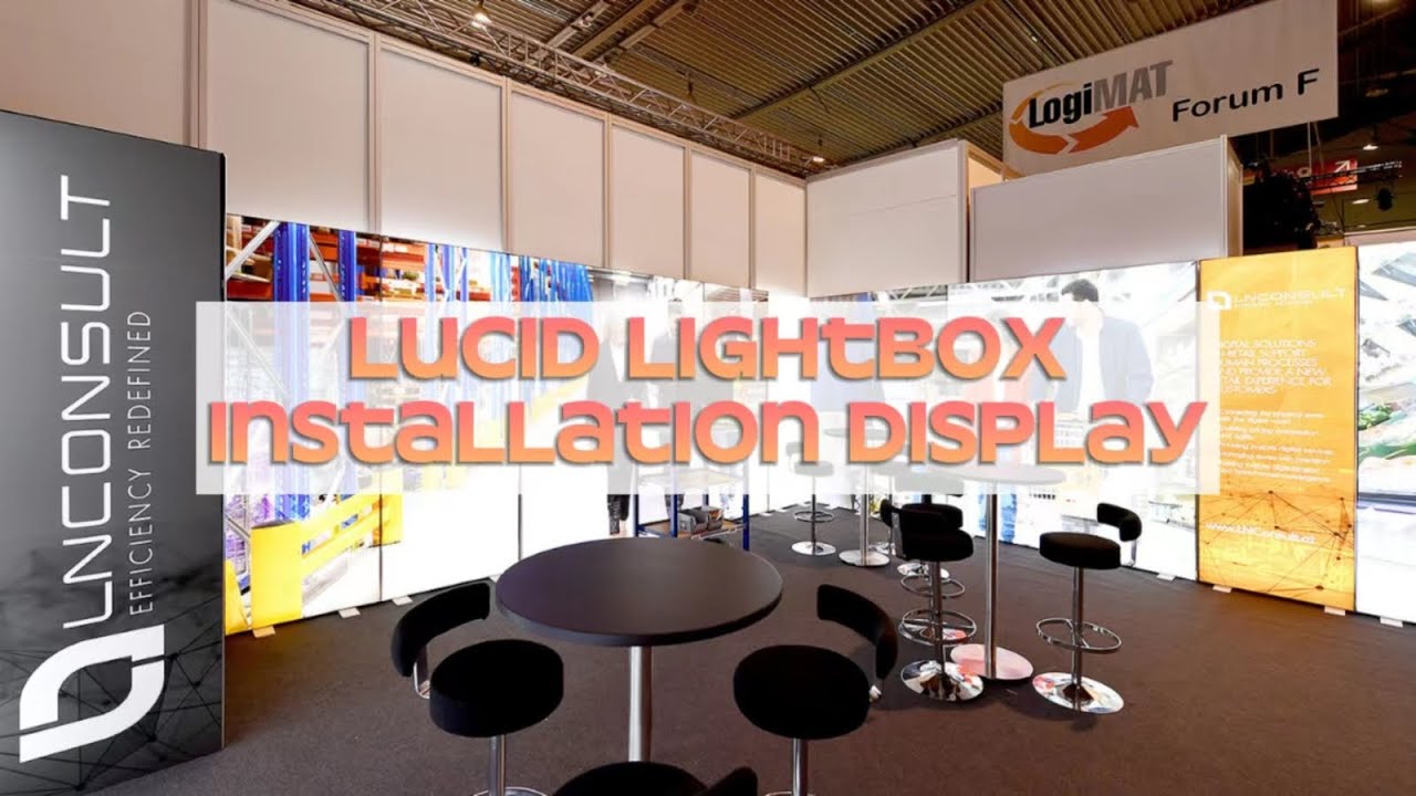 Lucid Lightbox Installation Display - YouTube