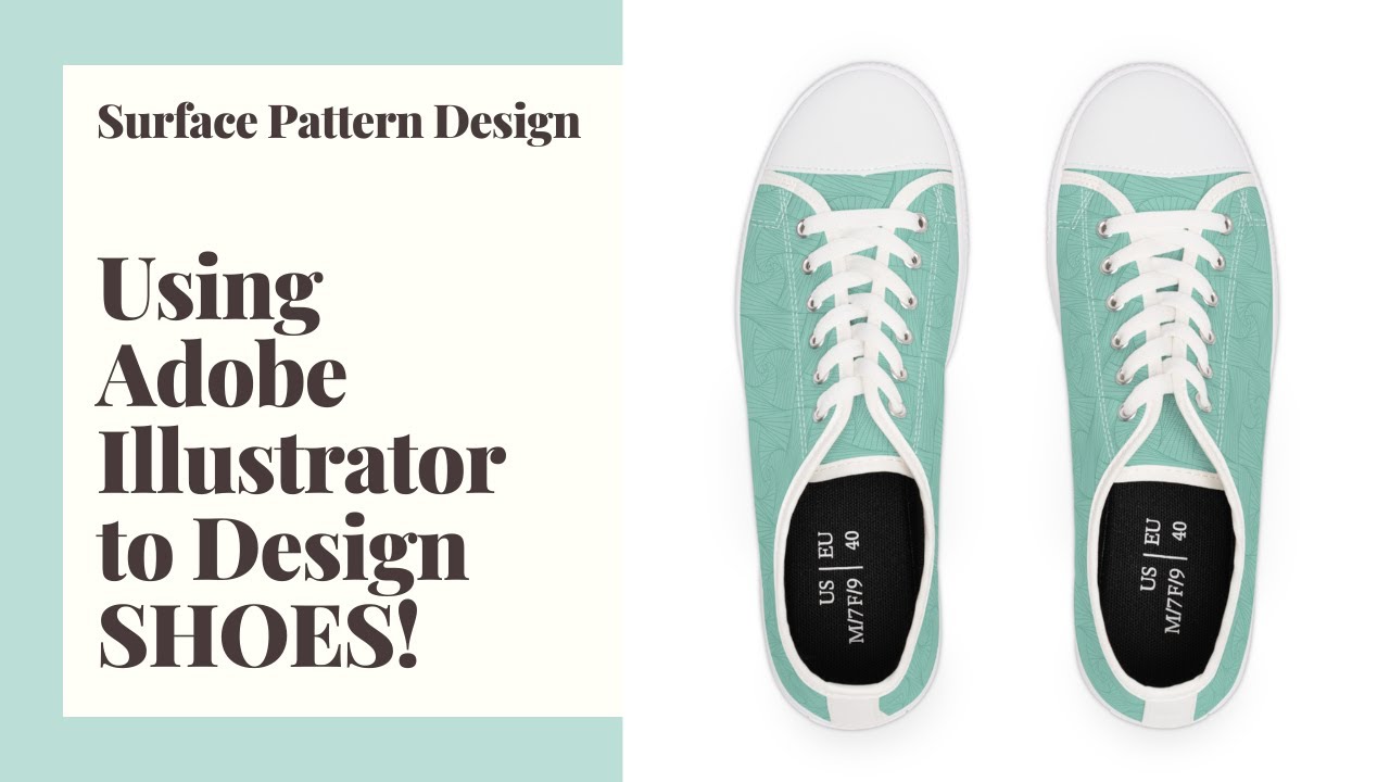 Zen Repeating Pattern | Designing Shoes with Adobe Illustrator - YouTube