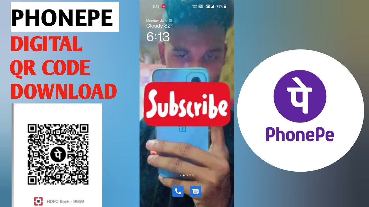 How To Dwnload phone pe QR Code - YouTube