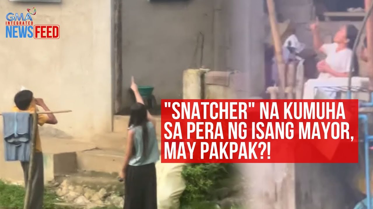 "Snatcher" na kumuha sa pera ng isang mayor, may pakpak?! | GMA News ...