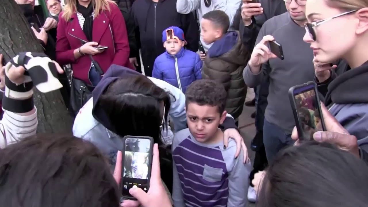 Kendall Jenner Gives Crying Kid the Memory of a Lifetime - YouTube