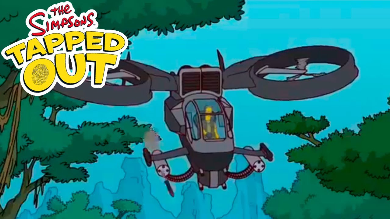 The Simpsons: Tapped Out - Halloween Event | Hover-copter (2014) - YouTube