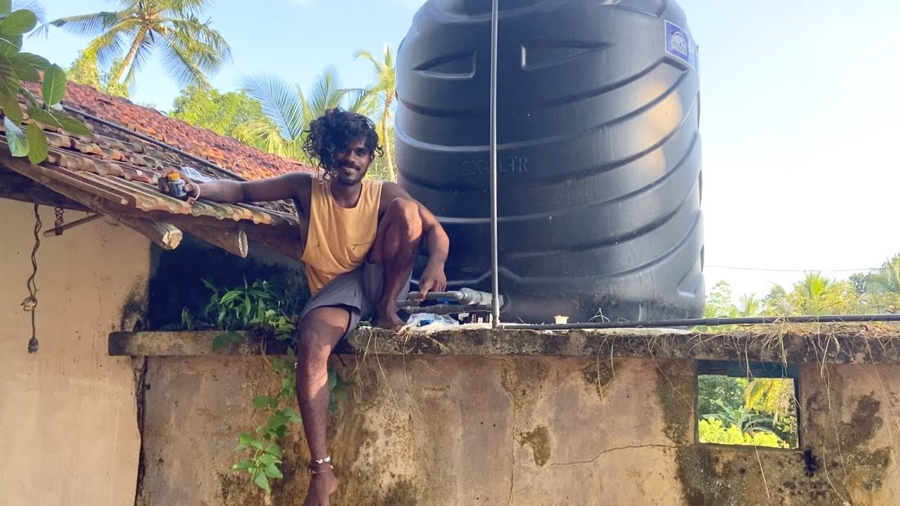 Installing Our Water Tank 💦 - YouTube