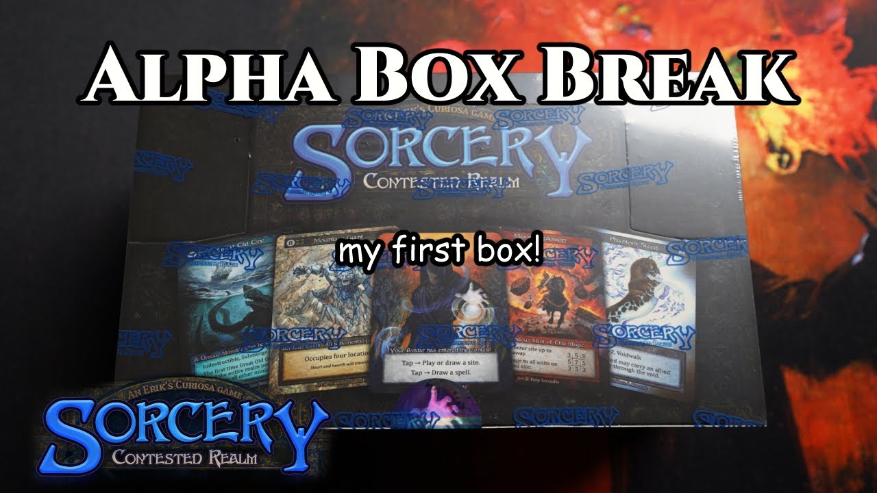 Sorcery TCG Alpha Box Break (01/30) - YouTube