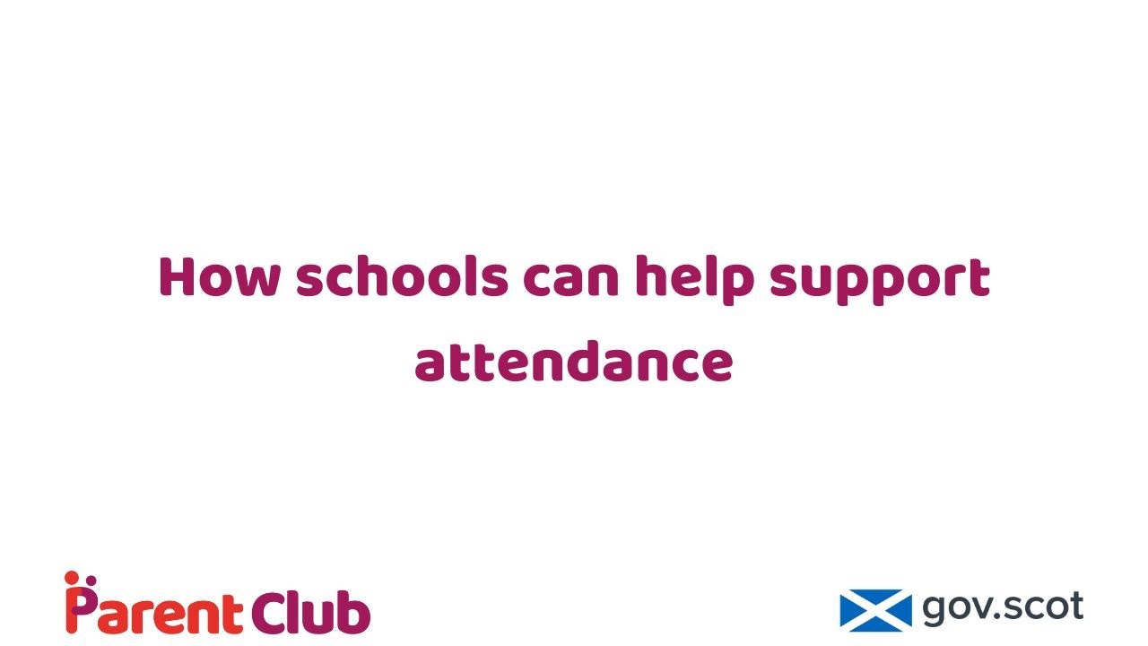 Parent Club: How schools can help support attendance - YouTube