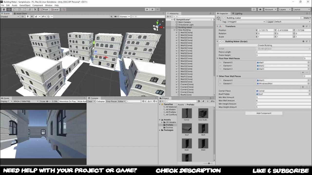 Unity Tutorial: Procedural Buildings| OctoMan - YouTube