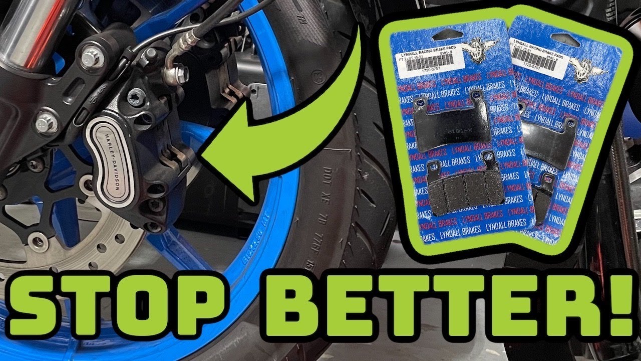 How to change the brake pads in your Harley Davidson - BETTER STOPPING ...