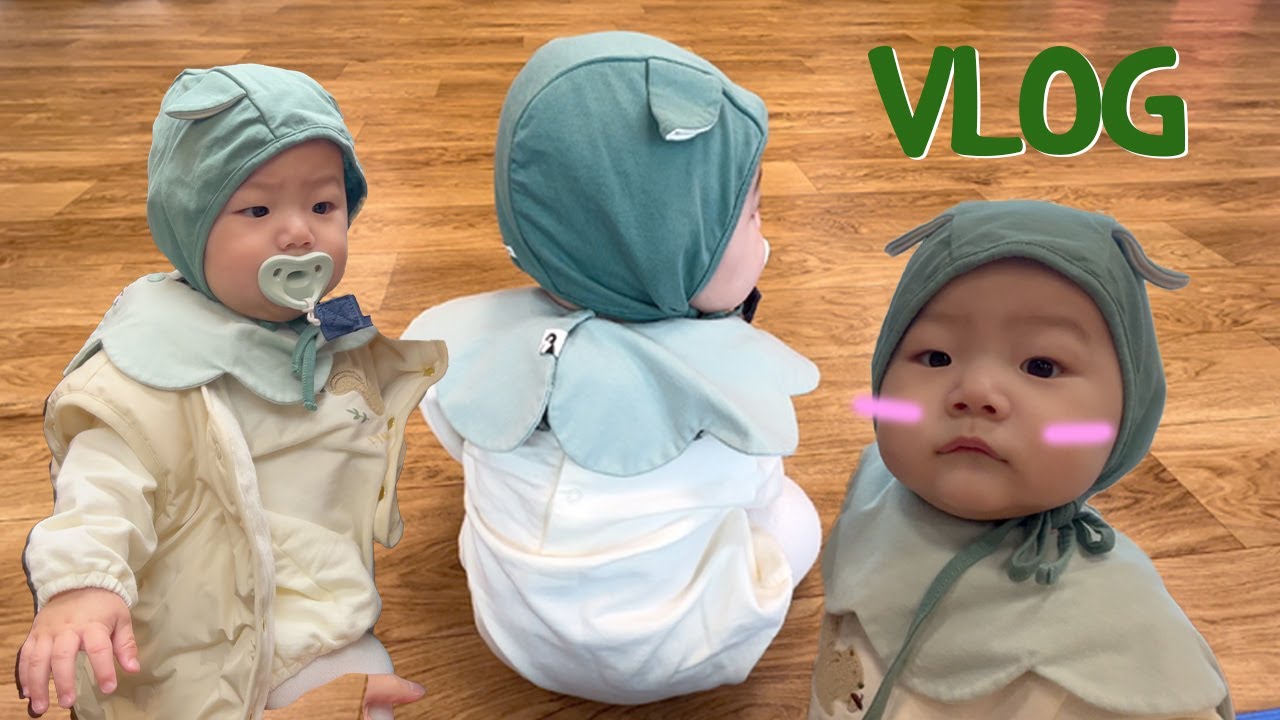 육아vlog 7개월 아기의 일상 맥북 As이유식먹고 문화센터다니기뽀로로뮤직하우스 조립쑥쑥맘 영종도에서 1박 우리