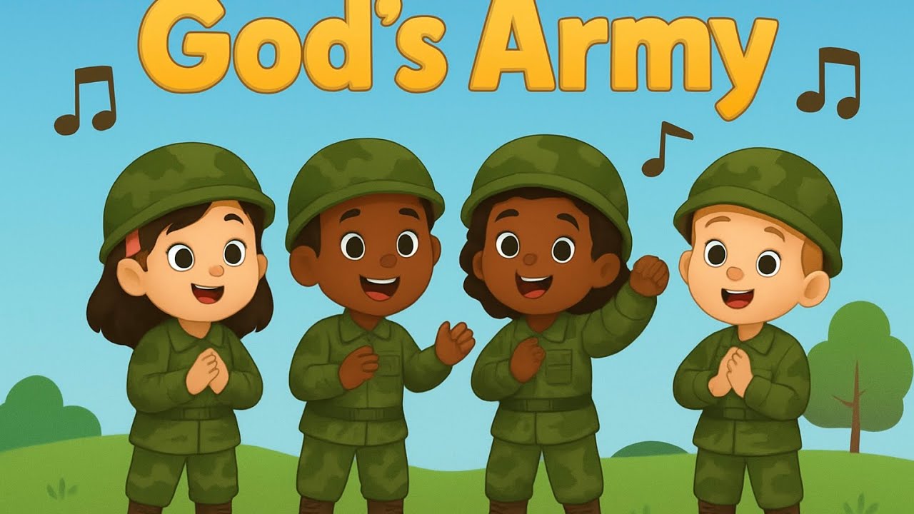 I’m in the Lord’s army/ Sunday School Bible Songs/Christian Songs for ...