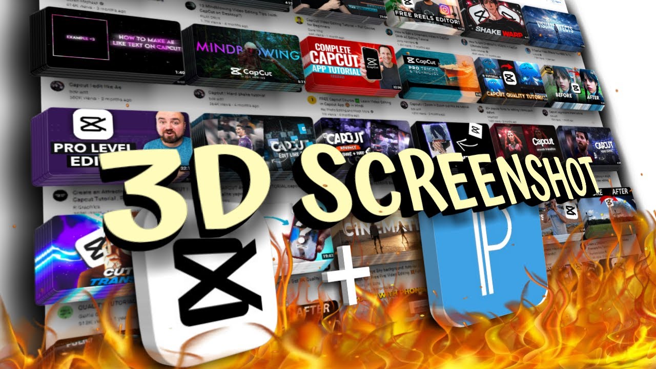 3D Screen Effect with CapCut & Pixellab 2024! Turn Any Screenshot Into ...