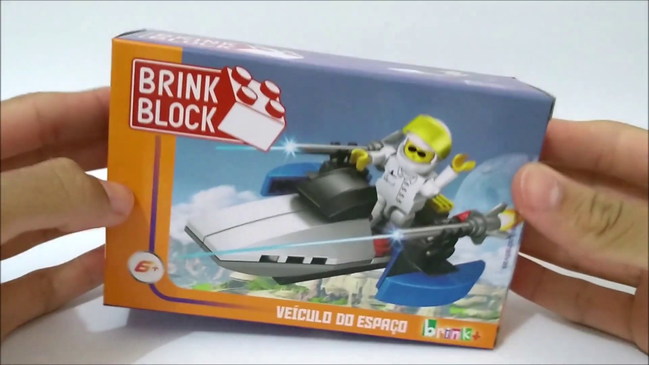 BRINK BLOCK VEÍCULO DO ESPAÇO VERSÃO LEGO! - YouTube