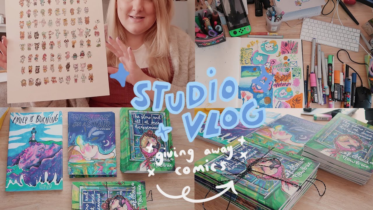 ARTIST VLOG. TRYING MY BEST. Patreon, comics, prints. - YouTube