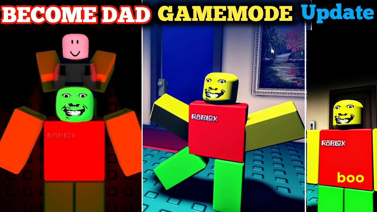 Weird Strict Dad New BECOME DAD Gamemode Full Walkthrough Gameplay ...