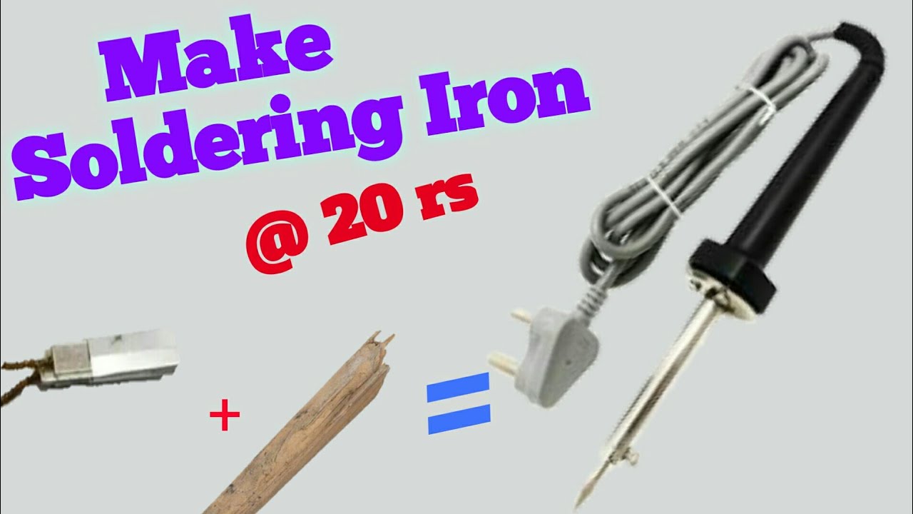 How to make soldering iron | Diy soldering iron | Dhruv Invention - YouTube