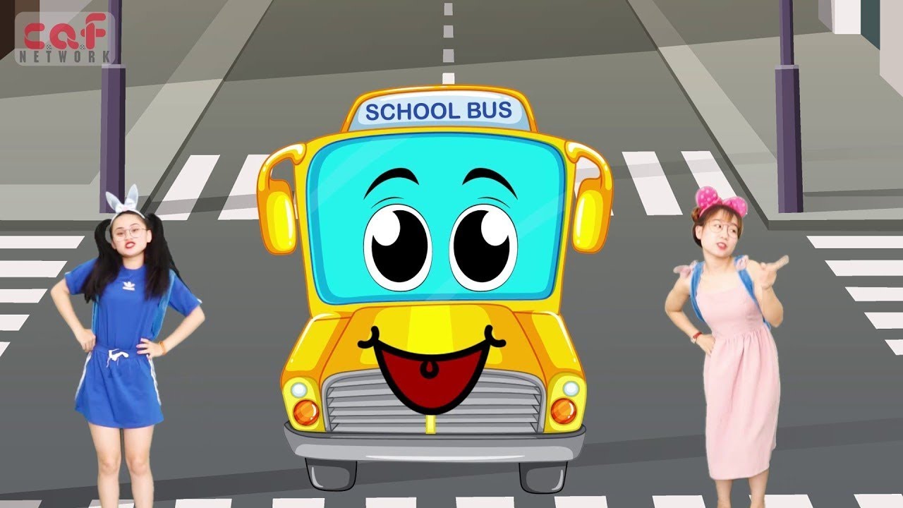 The Wheels On the Bus, Bus Song For Kids #Songs - YouTube