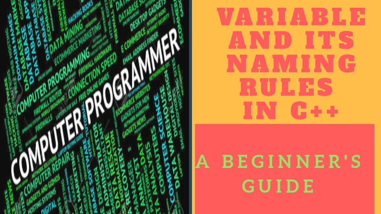 3 Variable In C And Its Naming Rules Youtube