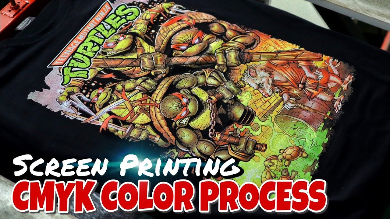 [SCEEEN PRINTING] CMYK Color Process - Ninja Turtles - YouTube