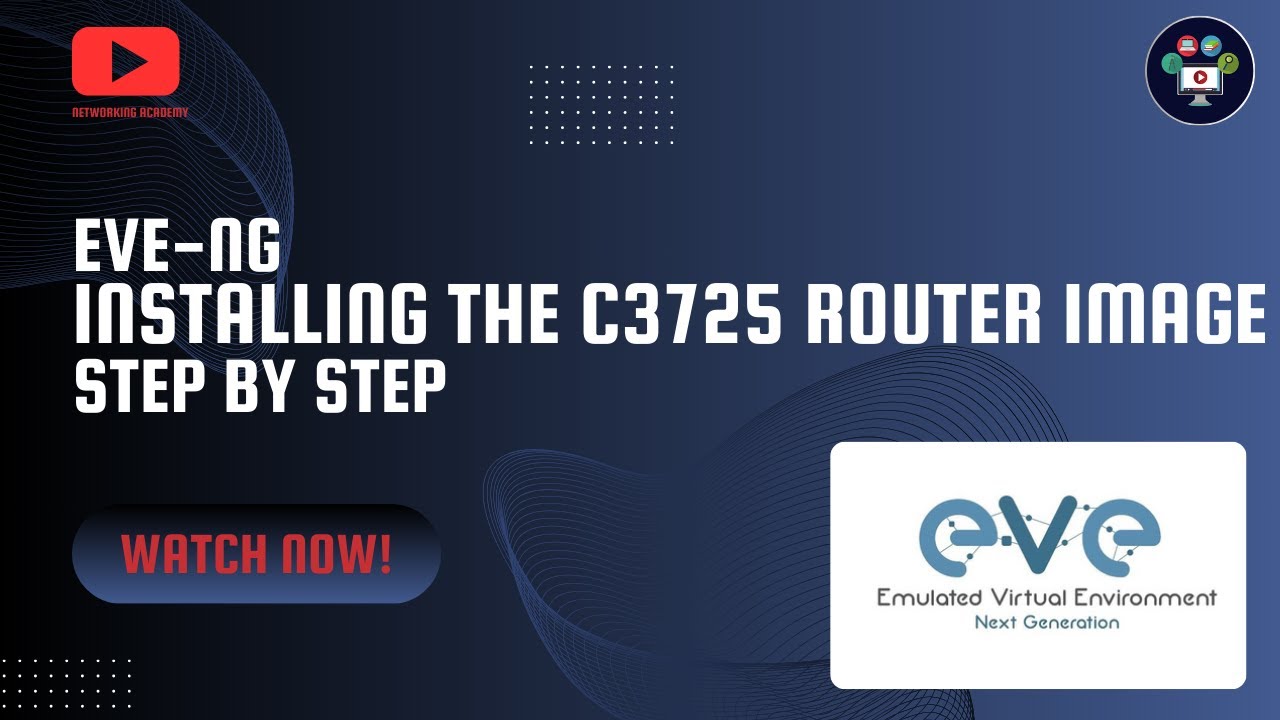 How to Install Router Image c3725 on EVE NG | Step-by-Step Guide | #EVE ...