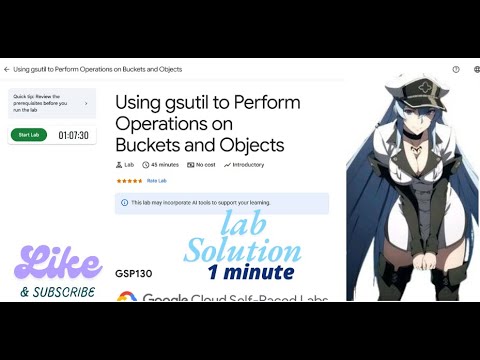 Using gsutil to Perform Operations on Buckets and Objects || GSP130 || Qwiklabs Arcade 2025 ...