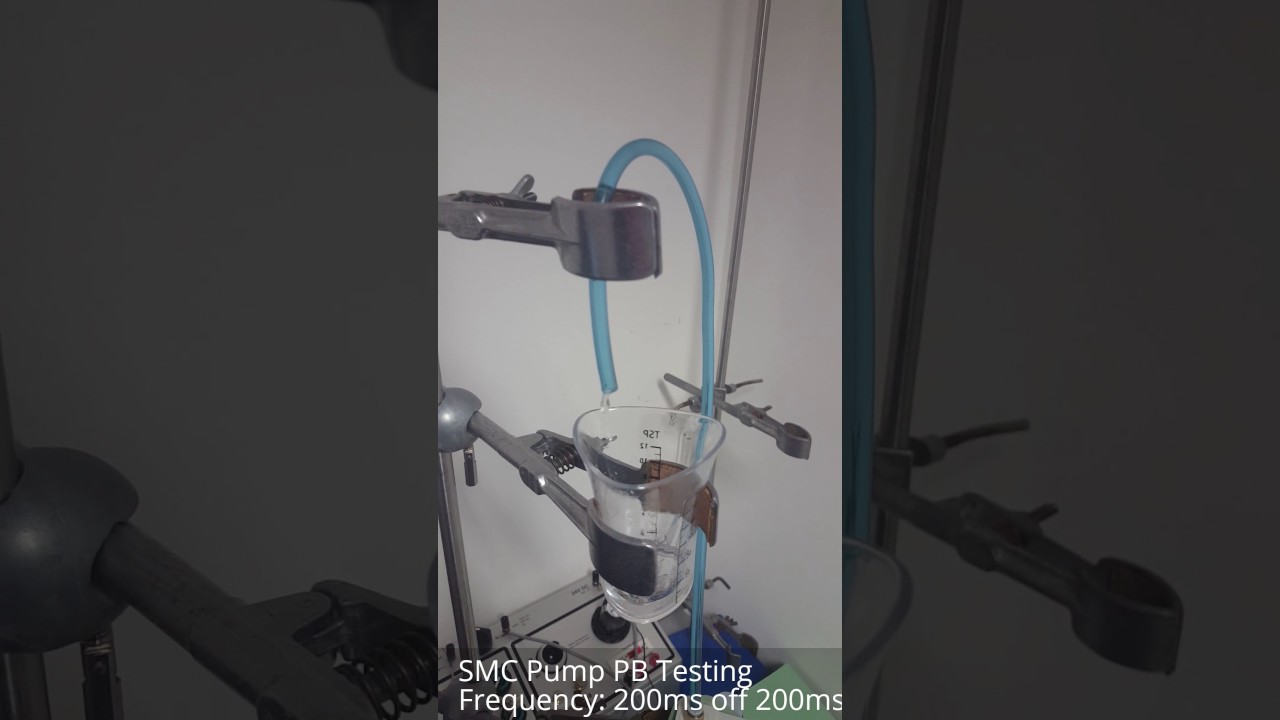 SMC PB pump testing - YouTube