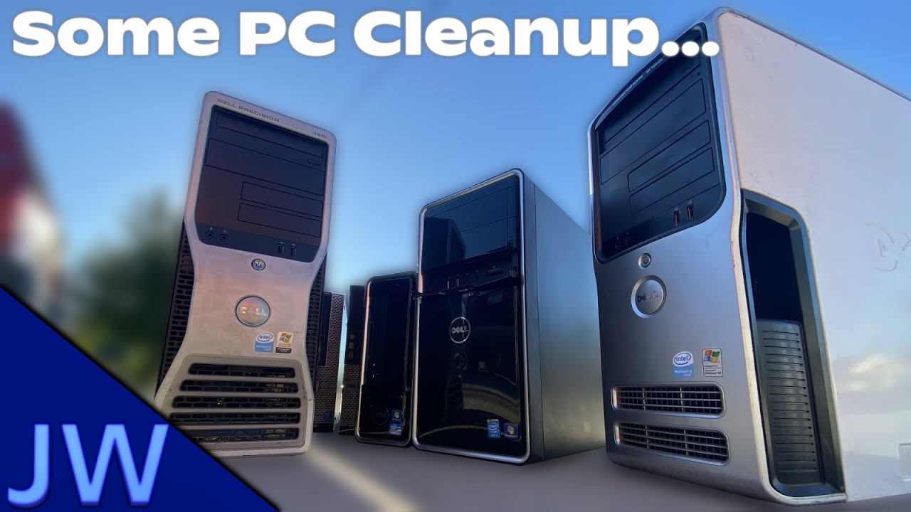 PCs I Saved From Recycle at Work (Part 3 - Cleaning most of the Dells ...