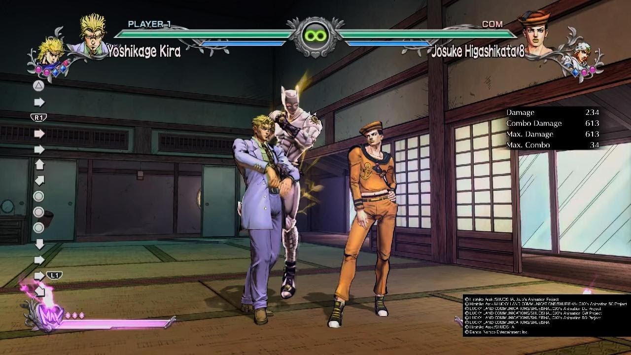 [ASBR] Yoshikage Kira 62% Combo - YouTube